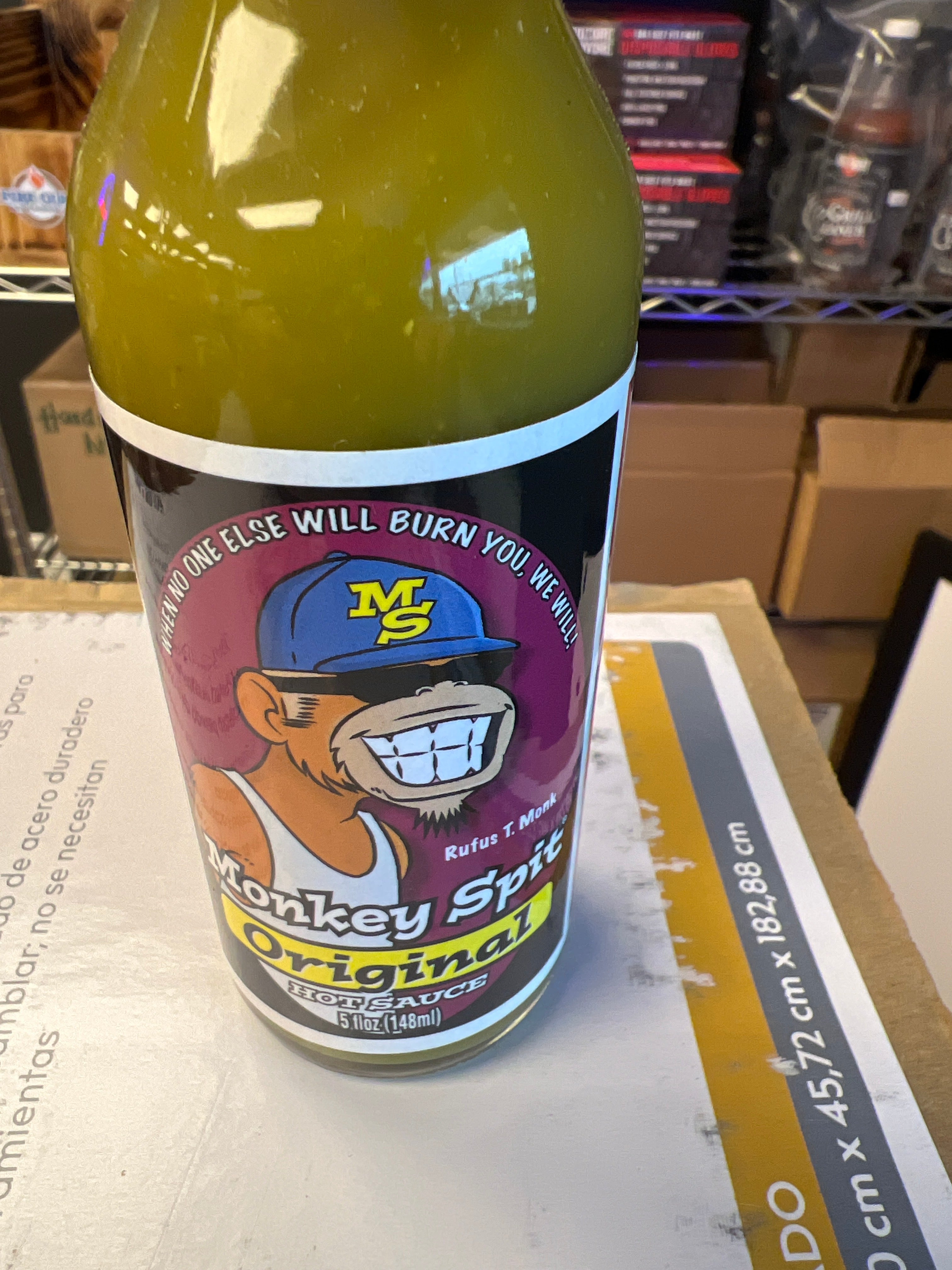 Monkey Spit Original Hot Sauce – bbqLAND